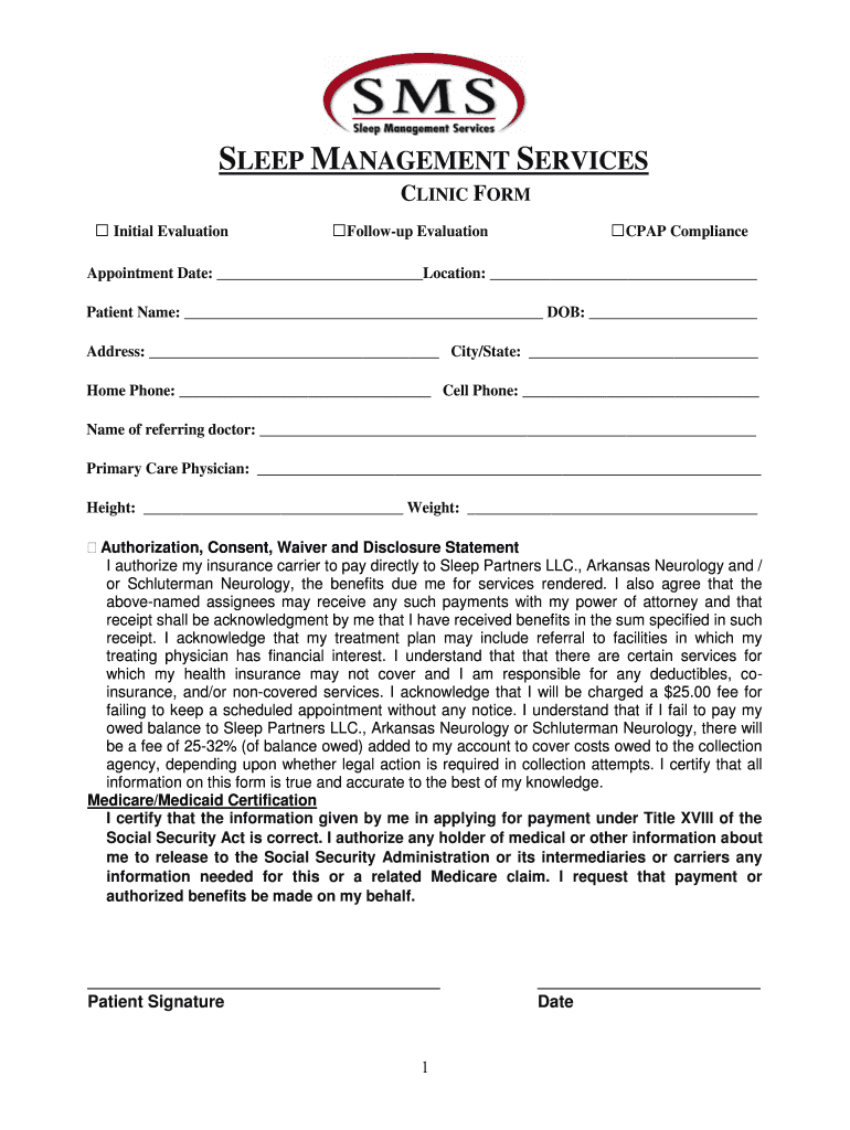 Fillable Online Clinic Form patient ppw.pdf Fax Email Print - pdfFiller