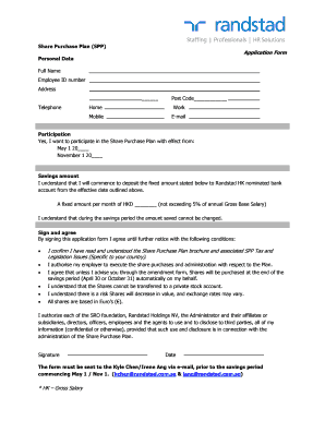 Fillable Online SPP Application Form HK Fax Email Print - pdfFiller