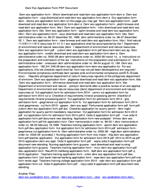 Fillable Online yubvm Denr Ecc Application Form PDF ...