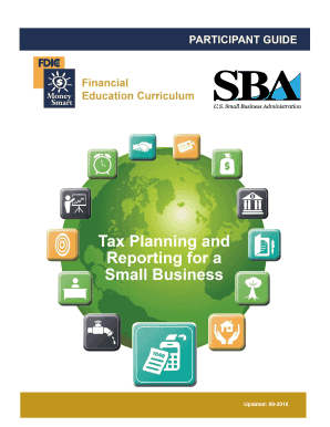 Fillable Online sba Tax Planning and Reporting - sba Fax Email Print ...