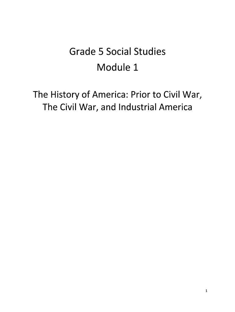 Fillable Online Grade 5 Social Studies Fax Email Print PdfFiller fillable-online-grade-5-social-studies-fax-email-print-pdffiller