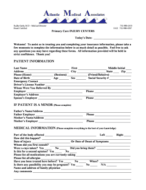 Fillable Online AMA INTAKE FORMS.doc.dot Fax Email Print - pdfFiller