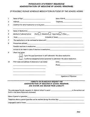 Fillable Online Physician's Statement Form.docx Fax Email Print - pdfFiller