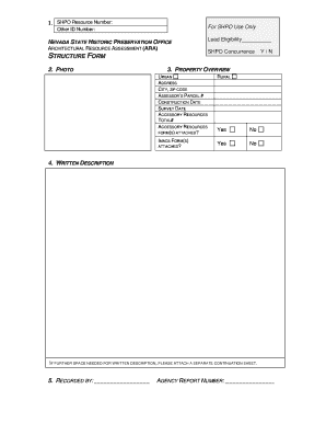 Fillable Online ARA - Structure Form Fax Email Print - pdfFiller