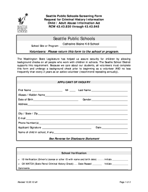 Fillable Online Seattle Public Schools - blainek8.seattleschools.org ...