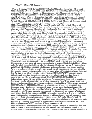Fillable Online yhrun Whec Tv 10 News PDF ...