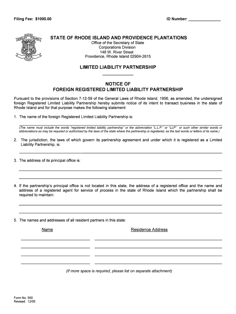 Fillable Online sos ri Section 7-12-59 of the General Laws of Rhode ...