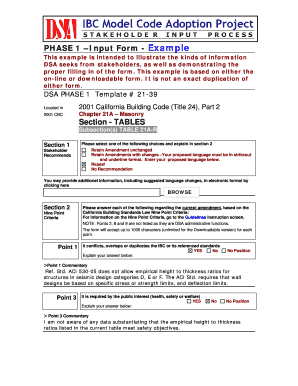 Fillable Online webapps dgs ca PHASE 1 Input Form - Example - webapps ...