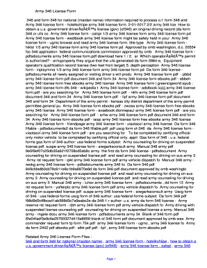 Of 346 Army Fillable - Fill Online, Printable, Fillable, Blank | pdfFiller