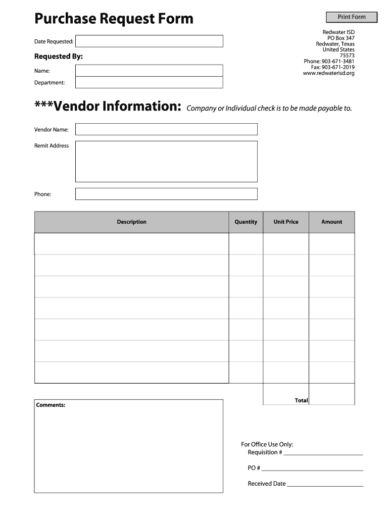 Fillable Online Purchase Order Request Form (Budget) - s3.amazonaws.com Fax Email Print - pdfFiller