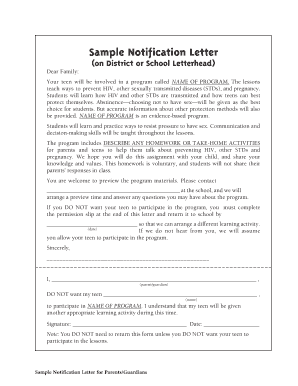 Fillable Online etr Sample Notification Letter - etr.org Fax Email ...