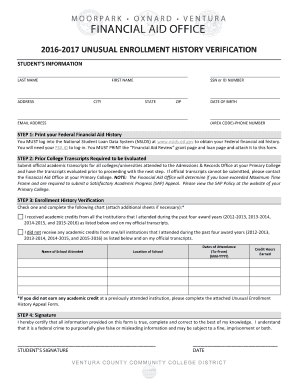 Fillable Online vcccd STUDENT S INFORMATION Fax Email Print - pdfFiller