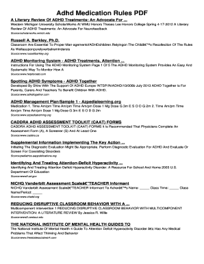 Fillable Online Adhd Medication Rules PDF - enjoy.libend.com Fax Email ...