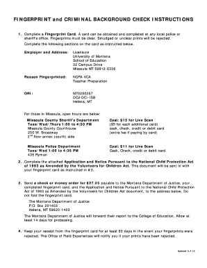 Fillable Online CONSENT TO FINGERPRINT BACKGROUND CHECK Fax Email Print ...