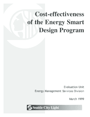 Fillable Online seattle Cost-effectiveness of ESD. Energy Smart Design ...