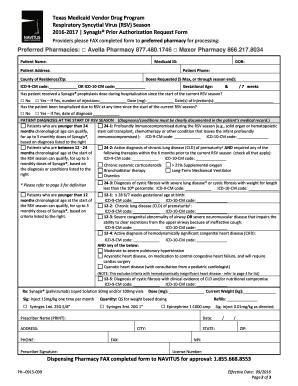 Fillable Online Texas Medicaid Vendor Drug Program Respiratory ...