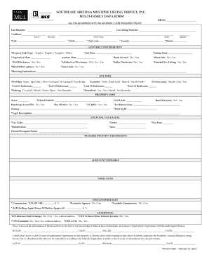 Fillable Online MULTI-FAMILY DATA FORM Fax Email Print - pdfFiller