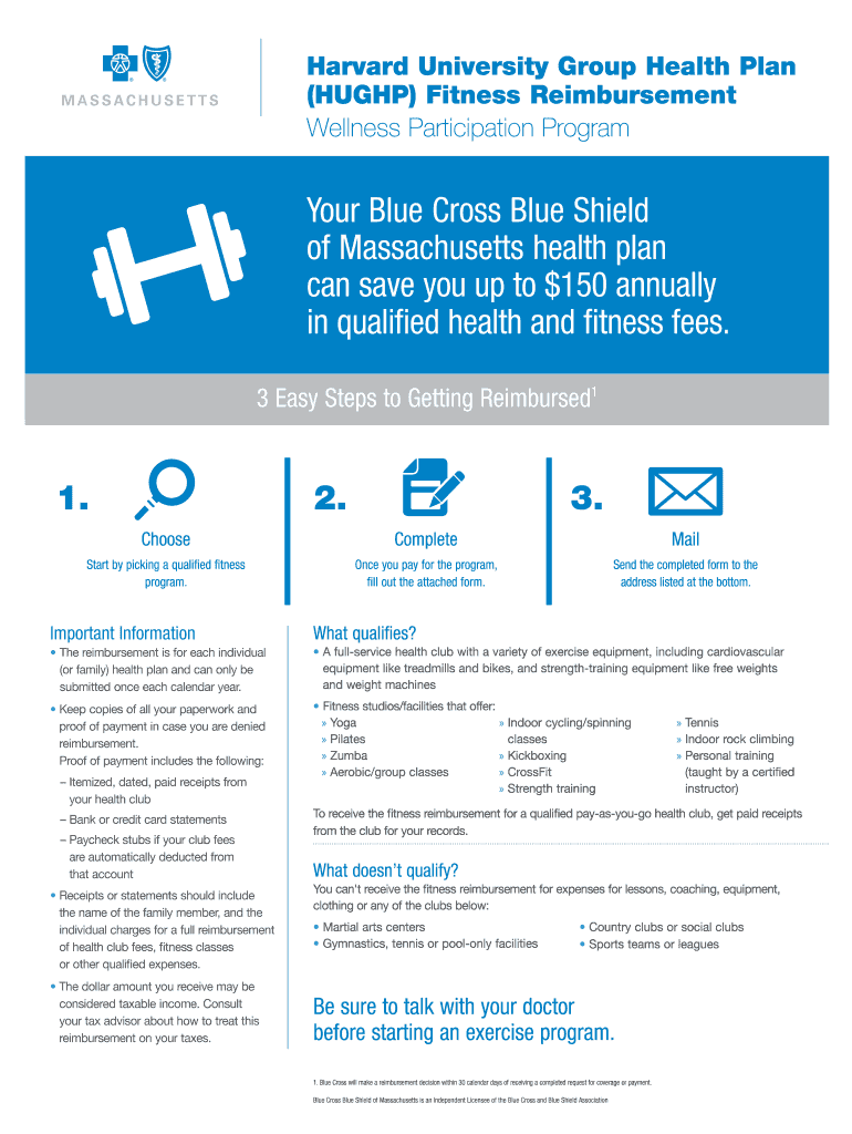 Fillable Online hughp harvard Harvard University Group Health Plan (HUGHP) Fitness ... - hughp ...