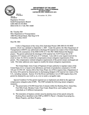 Fillable Online dot state oh Department of the Army Letterhead - dot ...