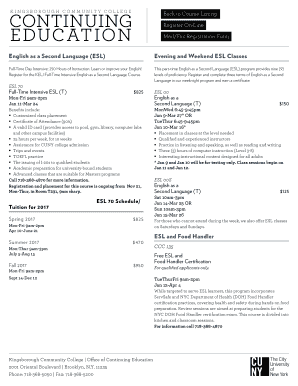 Fillable Online kbcc cuny Mail/Fax Registration Form English as a ...