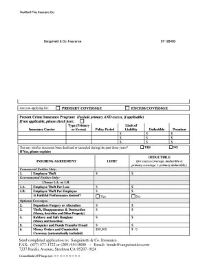 Fillable Online CrimeSHIELD Application Long Form - Sanguinetti & Co ...