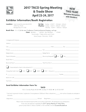 Fillable Online & Trade Show Fax Email Print - pdfFiller