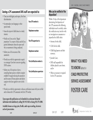 Fillable Online dhsforms hr state or During a CPS assessment DHS staff ...