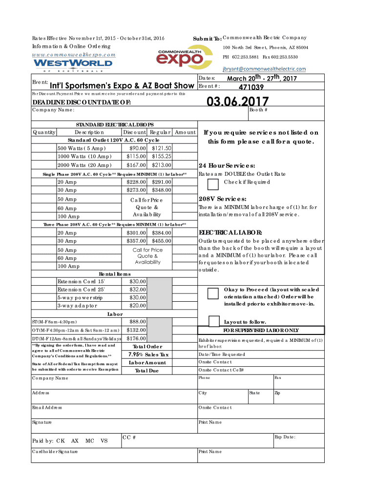 Fillable Online jbryant March 20th - 27th, 2017 Int 'l Sportsmen 's ...