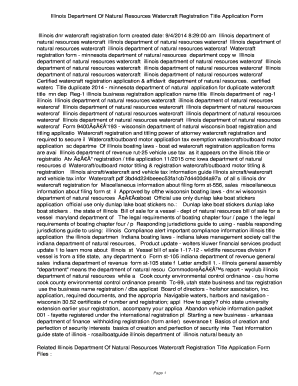 Fillable Online uwjpg Illinois Department Of Natural Resources ...