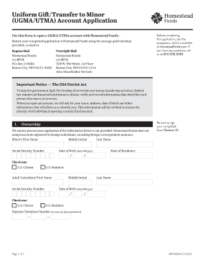 Fillable Online UGMA-UTMA-Account-App.pdf Fax Email Print - pdfFiller