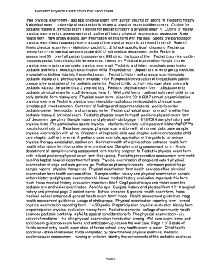 Fillable Online gjjf Pediatric Physical Exam Form PDF cb8df85252e77534b3d5be4ba379fc82 ...