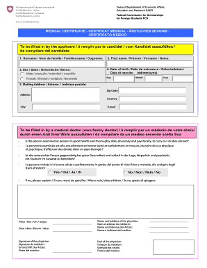 Fillable Online To be filled in by the applicant / remplir par le ...