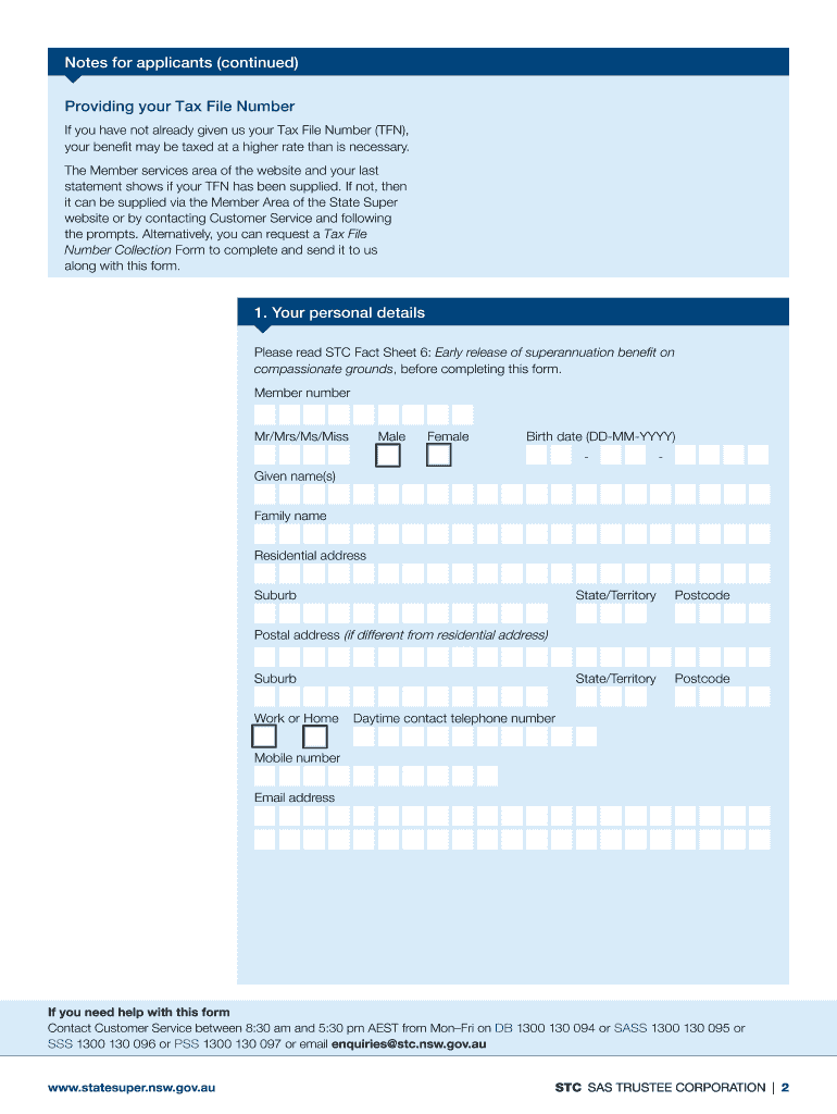 Fillable Online APPLICATION FOR PAYMENT (OR DEFERRAL) APPLICATION FOR ...