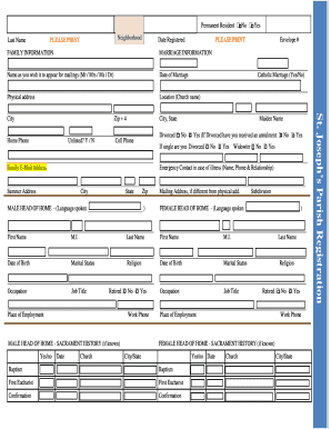 Fillable Online Sample Adult's registration form - Copy.docx Fax Email ...