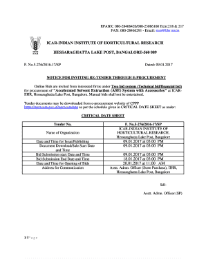 Fillable Online iihr res ICAR-INDIAN INSTITUTE OF HORTICULTURAL ...
