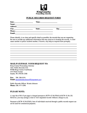 Fillable Online kingcounty PUBLIC RECORDS REQUEST FORM - King County ...