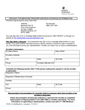 Fillable Online Coverage-Determination-Request-Form DSNP-TX (English ...