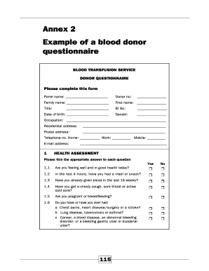 Fillable Online ncbi nlm nih Example of a blood donor Fax Email Print ...