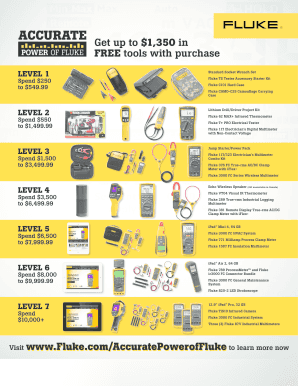 Fillable Online Power of Fluke promotion - Instrumart Fax Email Print ...