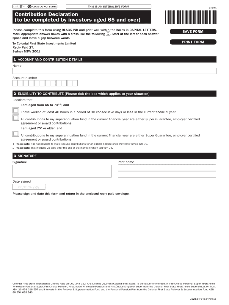 Fillable Online (to be completed by investors aged 65 and over) Fax Email Print - pdfFiller