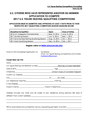 Fillable Online usfsa Form CC-02 Fax Email Print - pdfFiller