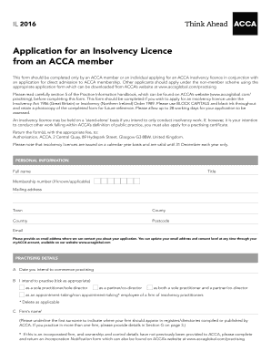 Fillable Online from an ACCA member Fax Email Print - pdfFiller