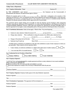 Fillable Online mcla Salary Reduction Agreement for 403(b) Plan Fax ...