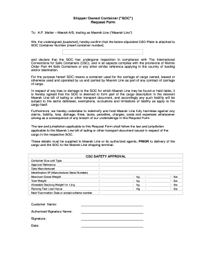 Fillable Online SOC Request Form ML Fax Email Print - pdfFiller