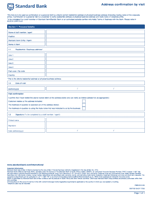 Fillable Online This form is to be used as confirmation of a personal ...