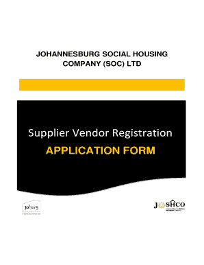 Fillable Online joshco co JOHANNESBURG SOCIAL HOUSING COMPANY (SOC) LTD ...