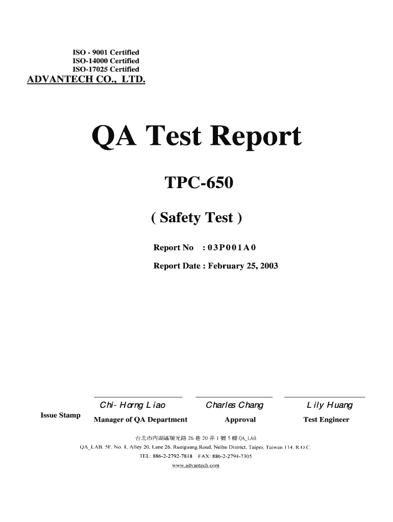 Fillable Online ISO - 9001 Certified Fax Email Print - pdfFiller