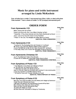 Fillable Online Music for organ and treble instrument Fax Email Print - pdfFiller