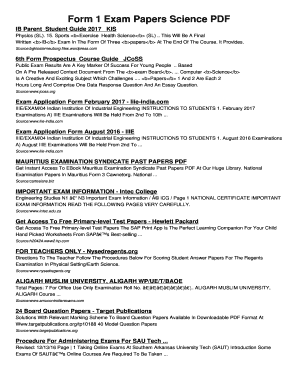 Fillable Online avlib mx Form 1 Exam Papers Science PDF. Form 1 Exam ...