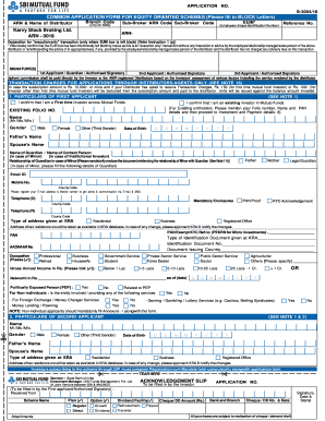 Fillable Online APPLICATION NO. S-3004/16 COMMON APPLICATION FORM FOR ...